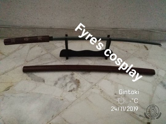 Gintama Gintoki sword shirasaya katana anime manga Bokuto Gin tama ...