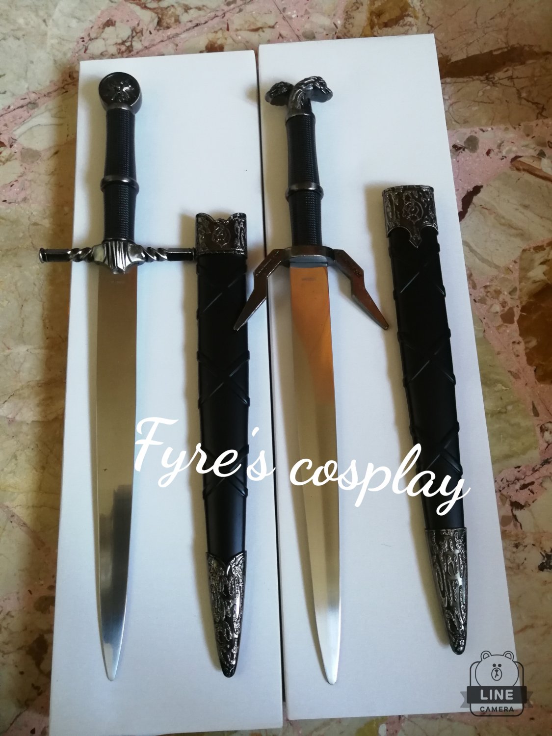 Two Daggers the witcher's Geralt the witcher dagger sword