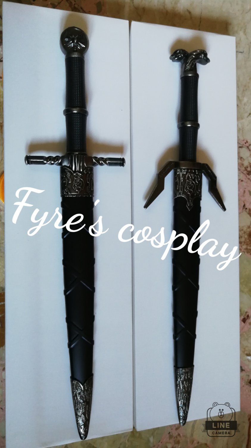 Two Daggers the witcher's Geralt the witcher dagger sword