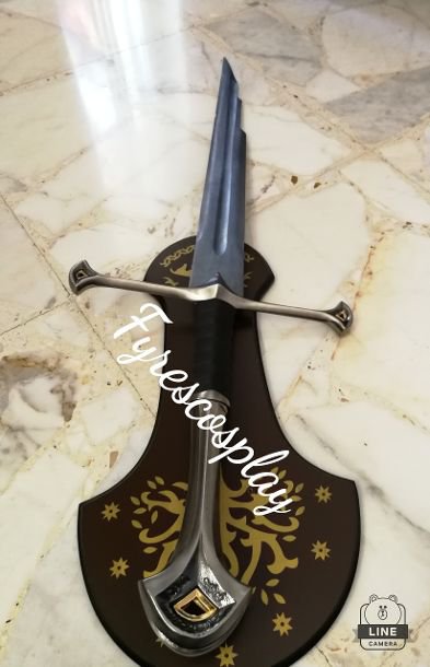 2 pcs anduril sword and shard of narsil aragorn lord of the rings ...
