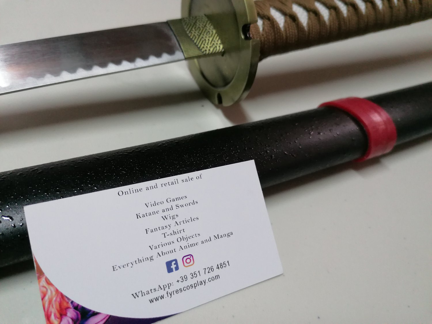 Sword tessaiga Inuyasha cosplay anime manga katana Blade sword