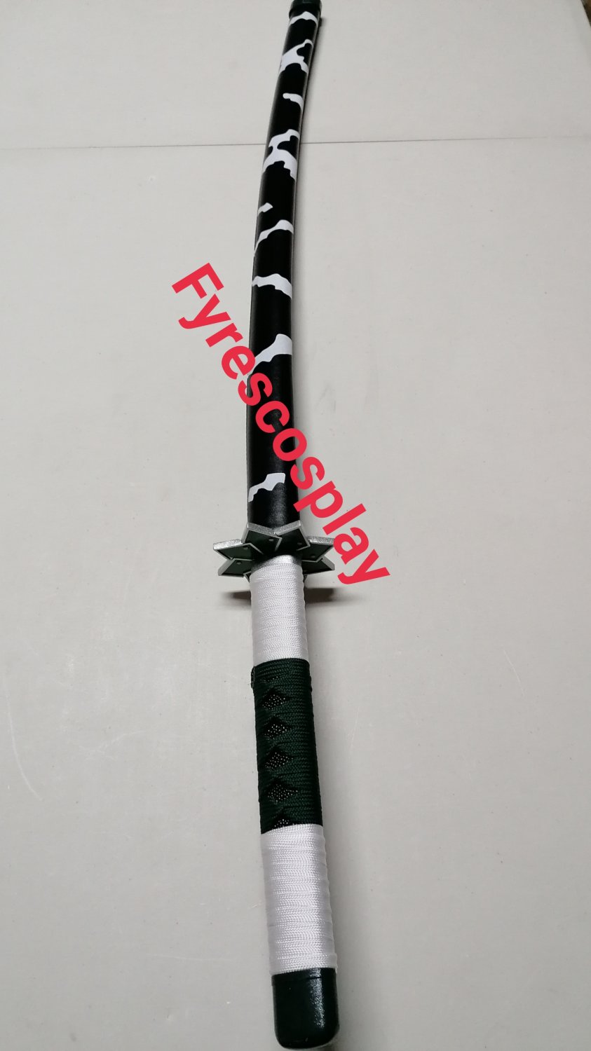 Sanemi Shinazugawa Katana Sword Demon Slayer GREEN NICHIRIN