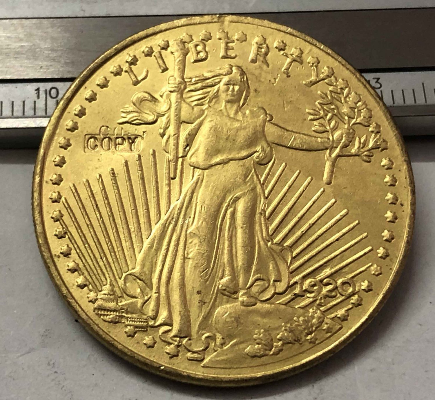 1920 United States Saint Gaudens $20 Twenty Dollars Gold Copy Coin