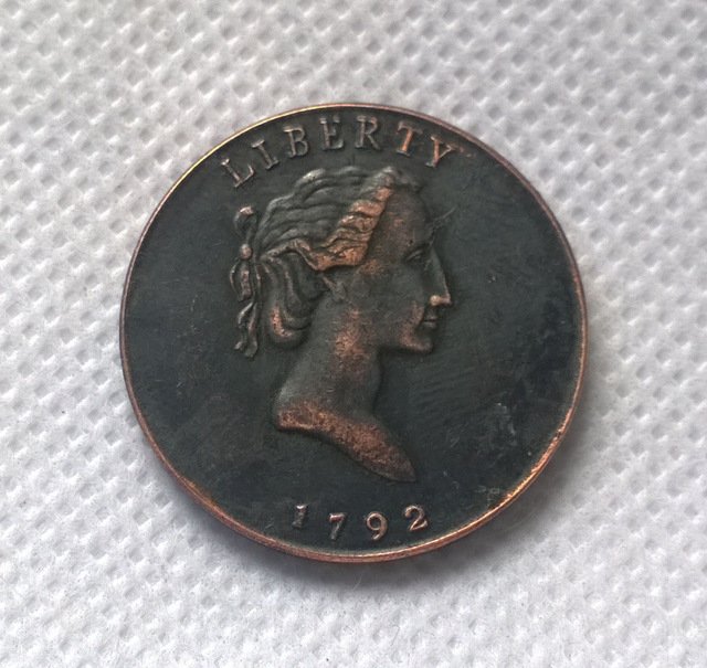 USA 1792 Liberty Head Quarter Dollar Copy Coin