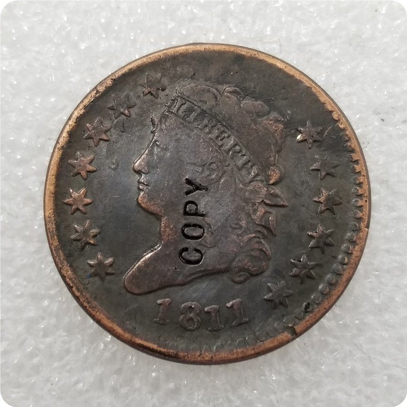 US 1811 Classic Head Large One Cent Copy Coin For Collection