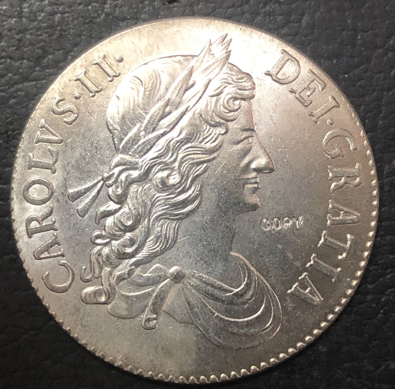 1669 United Kingdom Crown Silver Plated Copy Coins