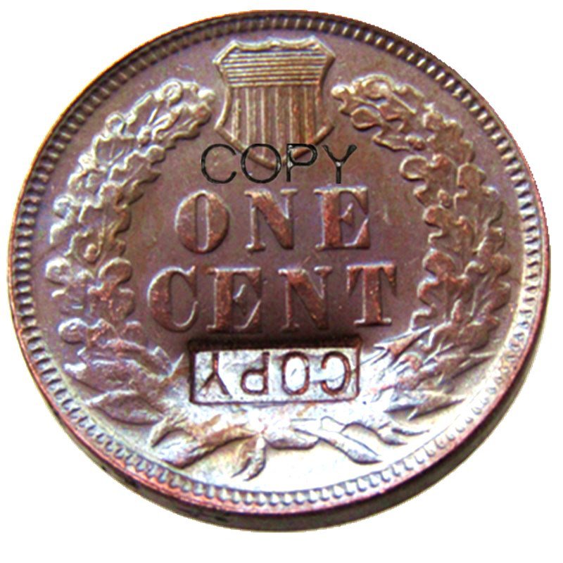US 1898 Indian Head One Cent Copper Copy Coins