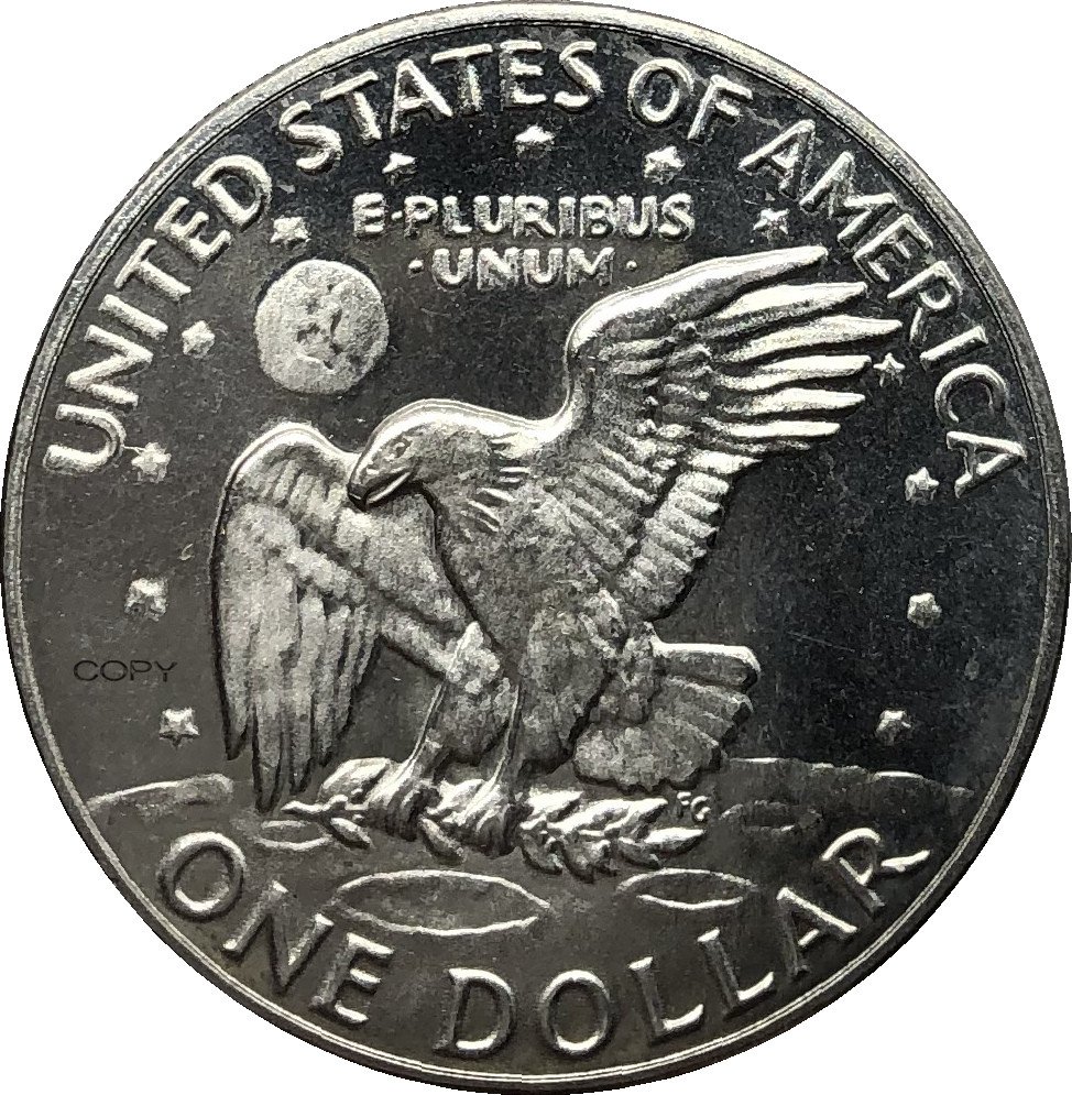 US 1977 Liberty Eisenhower One Dollar Copy Coin