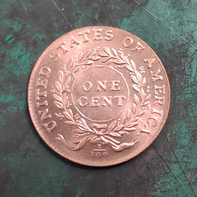 US 1792 Hobo Nickel Birch One Cent Copy Coin
