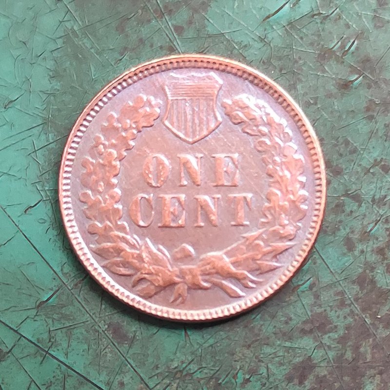 US 1877 Indian Head One Cent Copy Coin