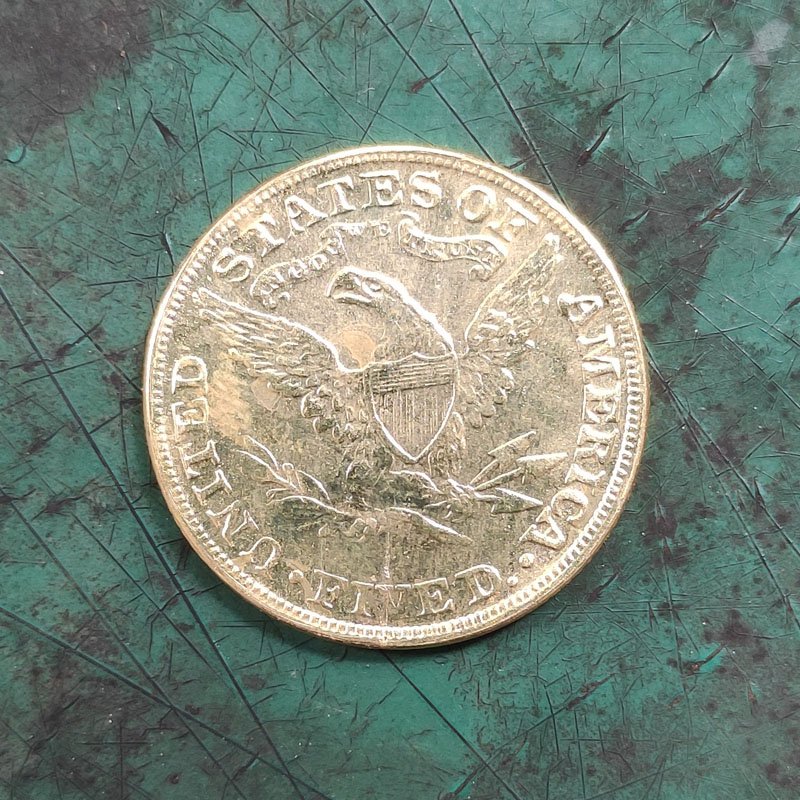 US 1885 Liberty Coronet Head Five Dollars Copy Coin