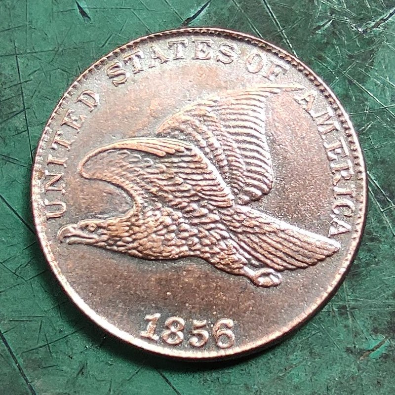 US 1856 Flying Eagle One Cent Copy Coin