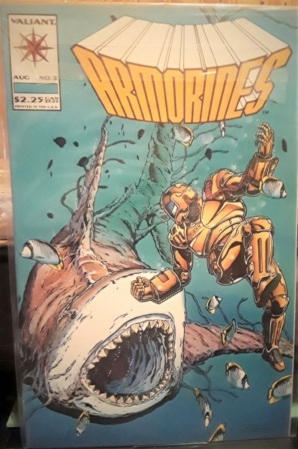 VAILIANT COMIC BOOKS-ARMORINES #2-PUBLISHED:AUGUST 1994-1st SERIES