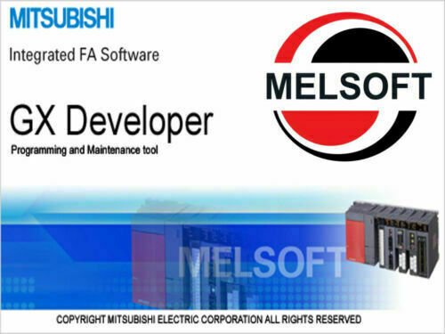 LATEST MITSUBISHI PLC PROGRAMMING MELSOFT GX-Developer v 8.91