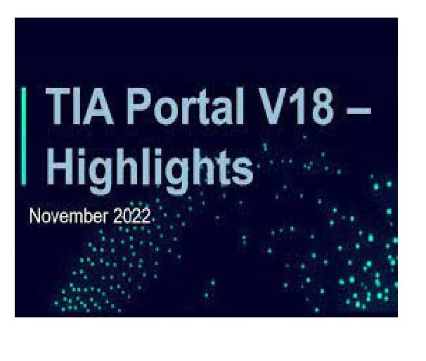 Simatic TIA Portal v18 Step 7 18 WinCC Pro v18 PLCSIM v18 Start Drive ...