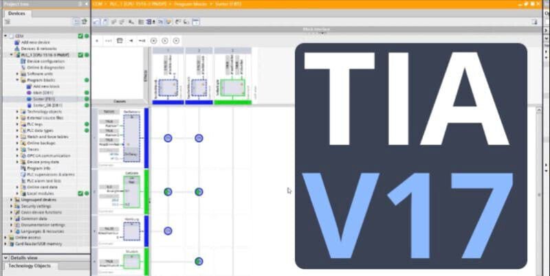 TIA Portal v17 Step 7 V17 WinCC Pro V17 PLCSIM V17 Start Drive V17 HMI License