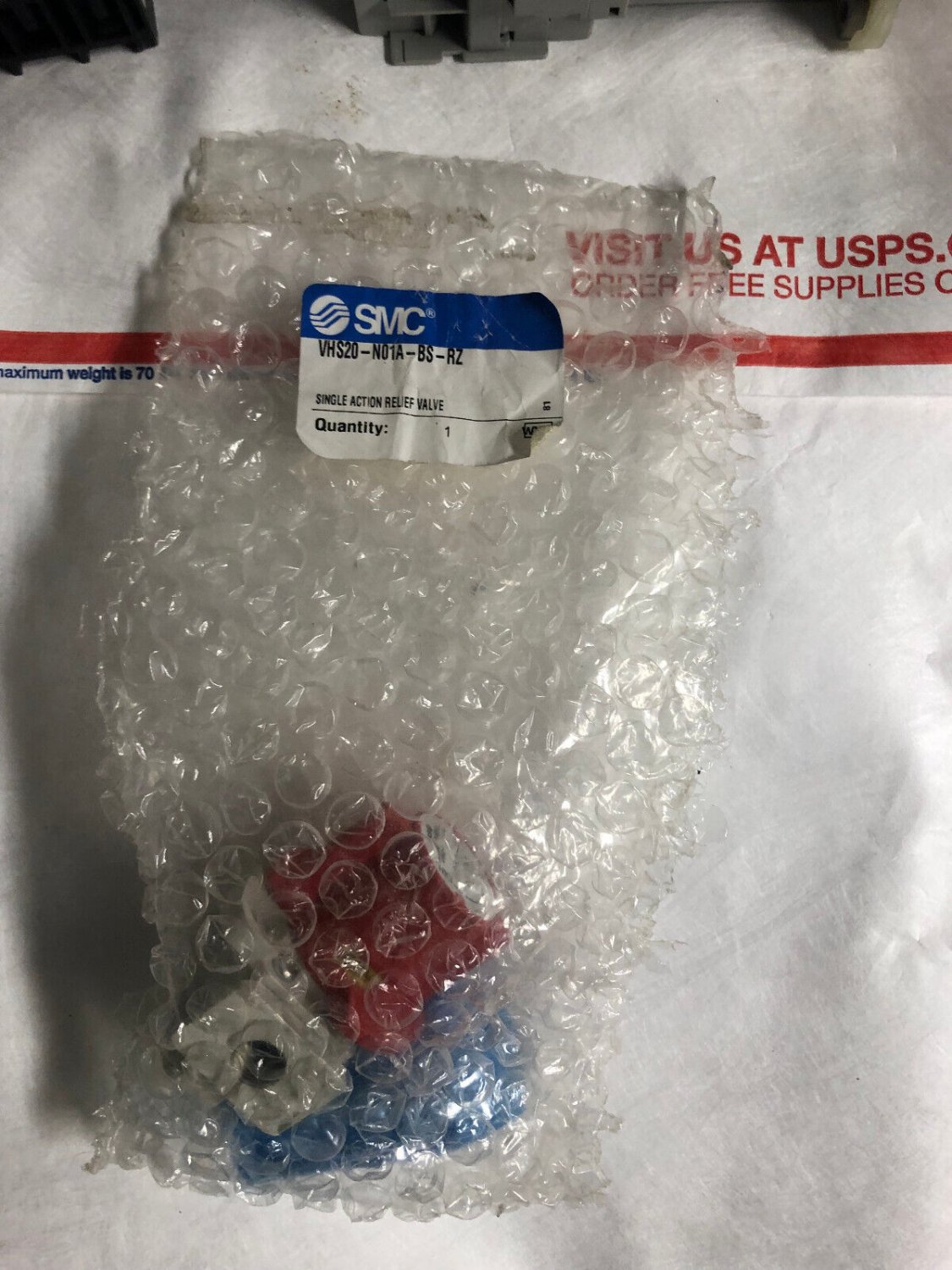 SMC Corporation VHS20-N02A-RZ Valve, Relief, hand, single action, 1/4NPT(F),