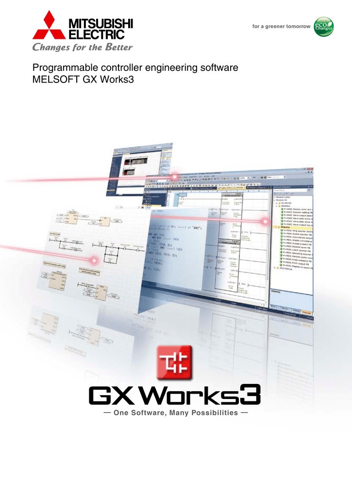Professional Mitsubishi PLC Software Bundle GX-Works3 V1.038Q & GX ...