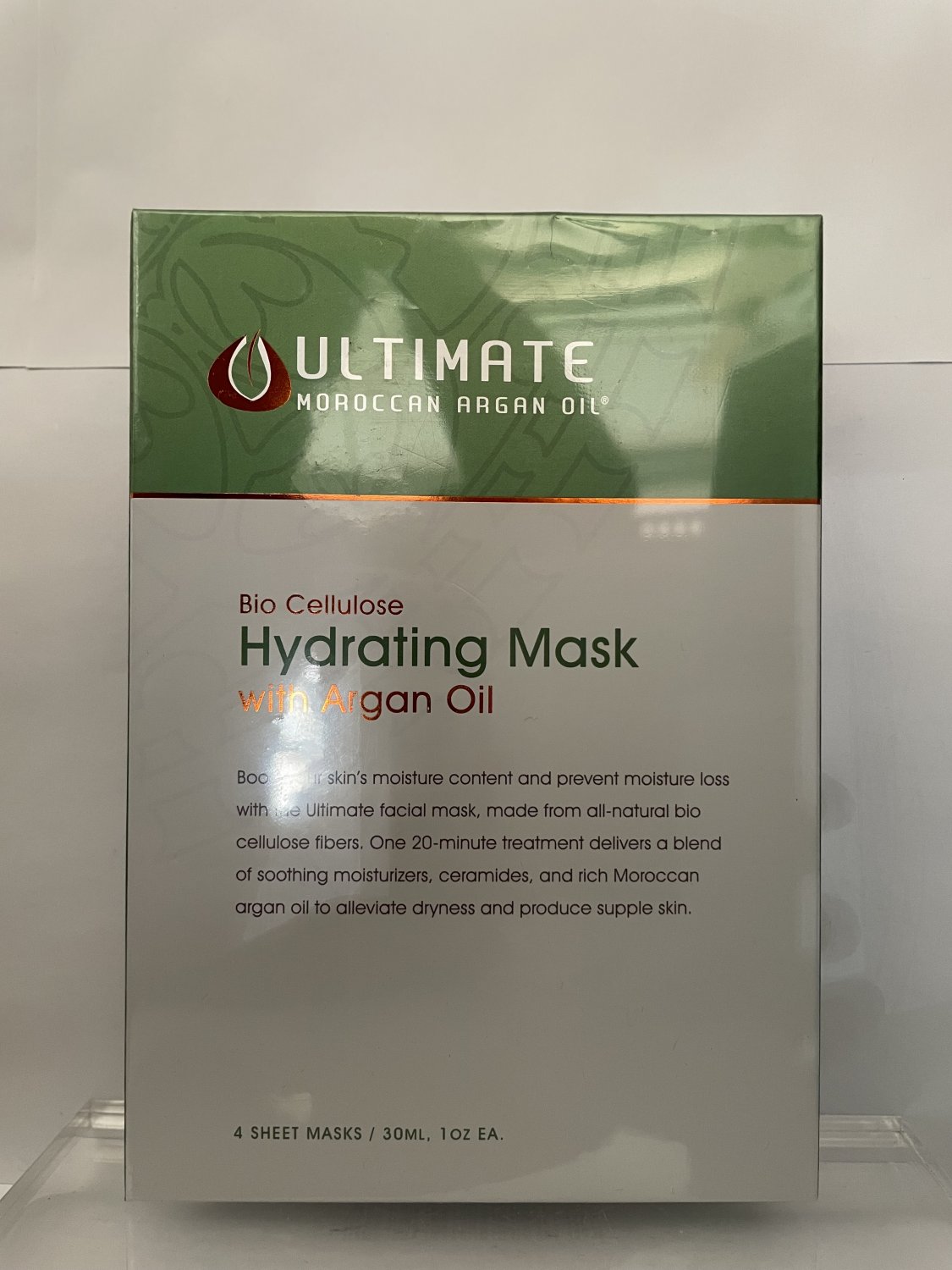 Ultimate Moroccan Argan Oil Bio Cellulose Hydrating Mask 4 Sheet Masks ...