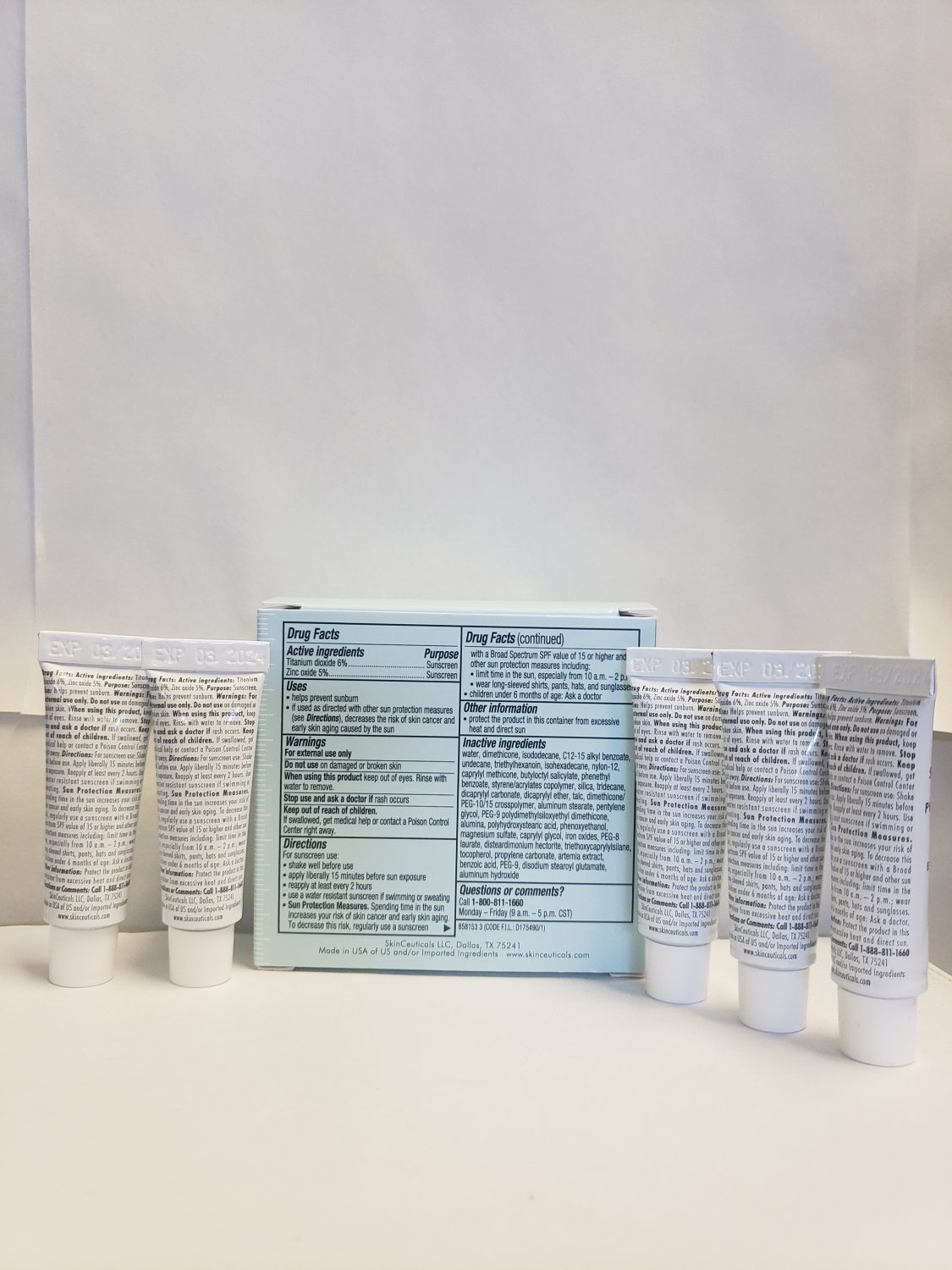 Skinceuticals Physical Fusion UV Defense Sunscreen SPF 50 4 mL Ea- Lot ...