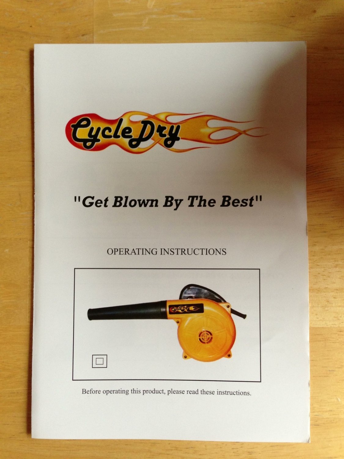 Cycle Dry Motorcycle Blower Dryer