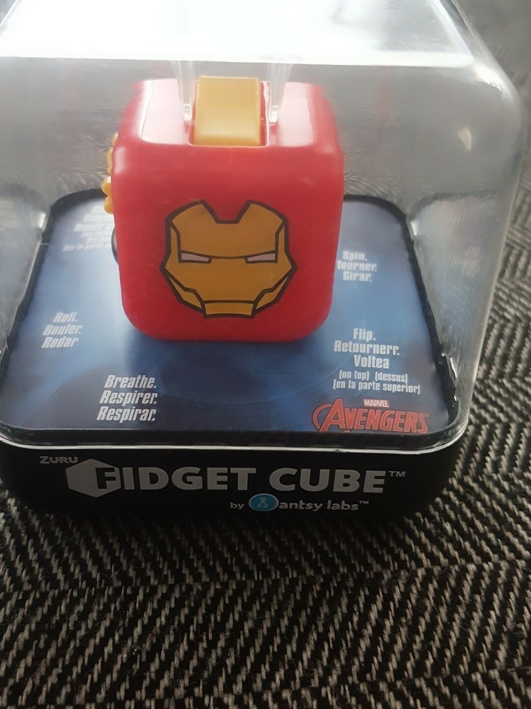 Brand New Original Marvel Avengers Iron Man Zuru Fidget Cube by Antsy Labs