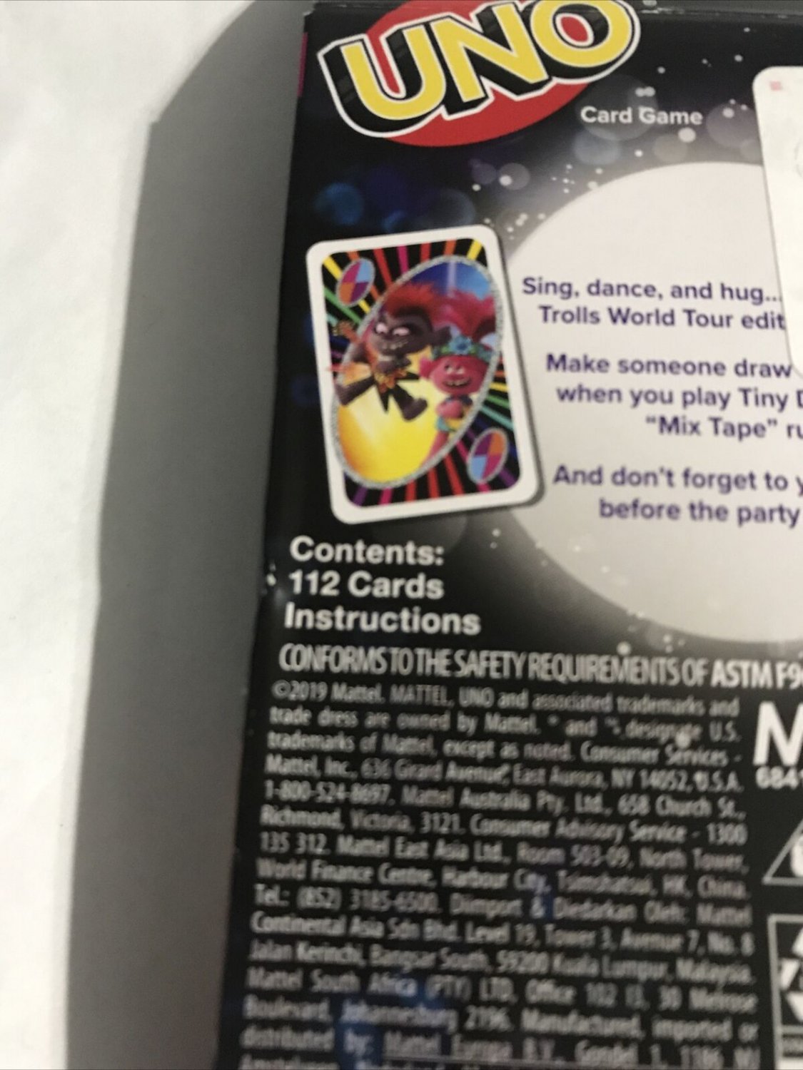 UNO Trolls World Tour Edition Card Game