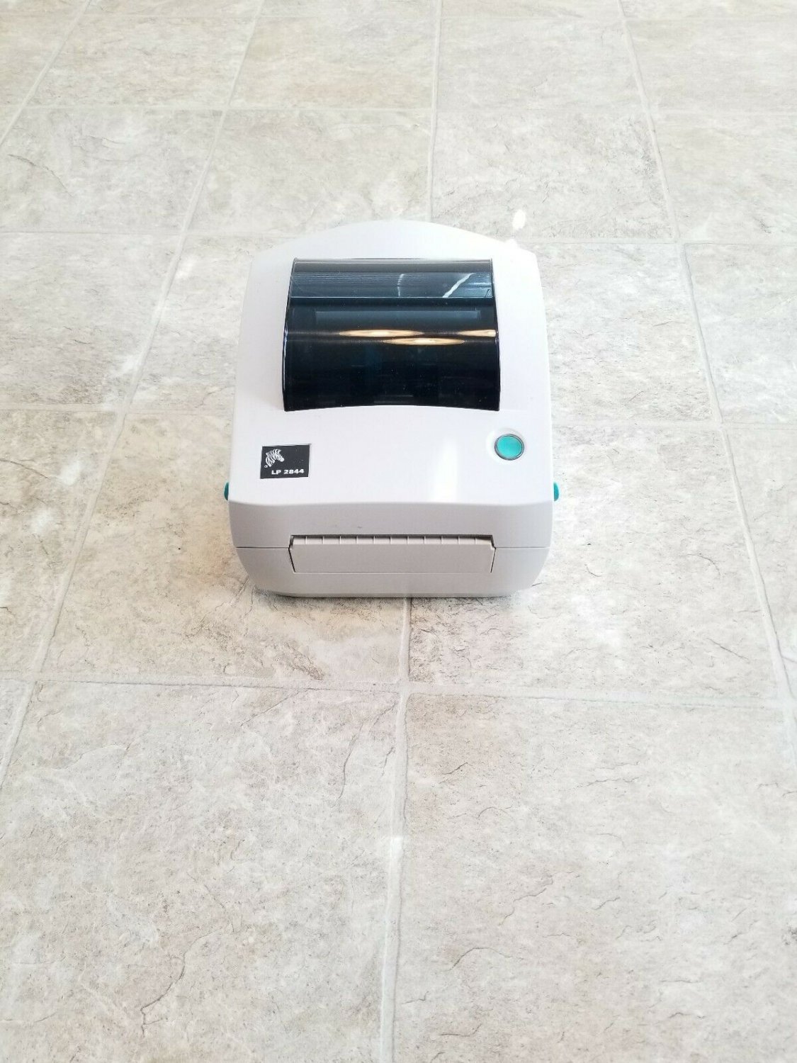 Zebra LP 2844 (2844-20300-0001) Label Thermal Printer with AC adapter