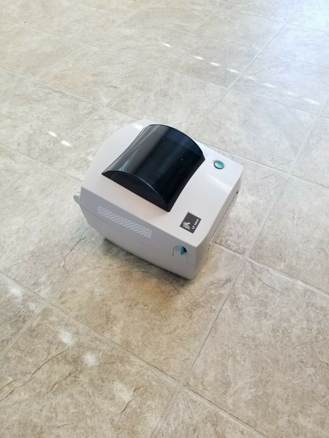 Zebra LP 2844 (2844-20300-0001) Label Thermal Printer with AC adapter