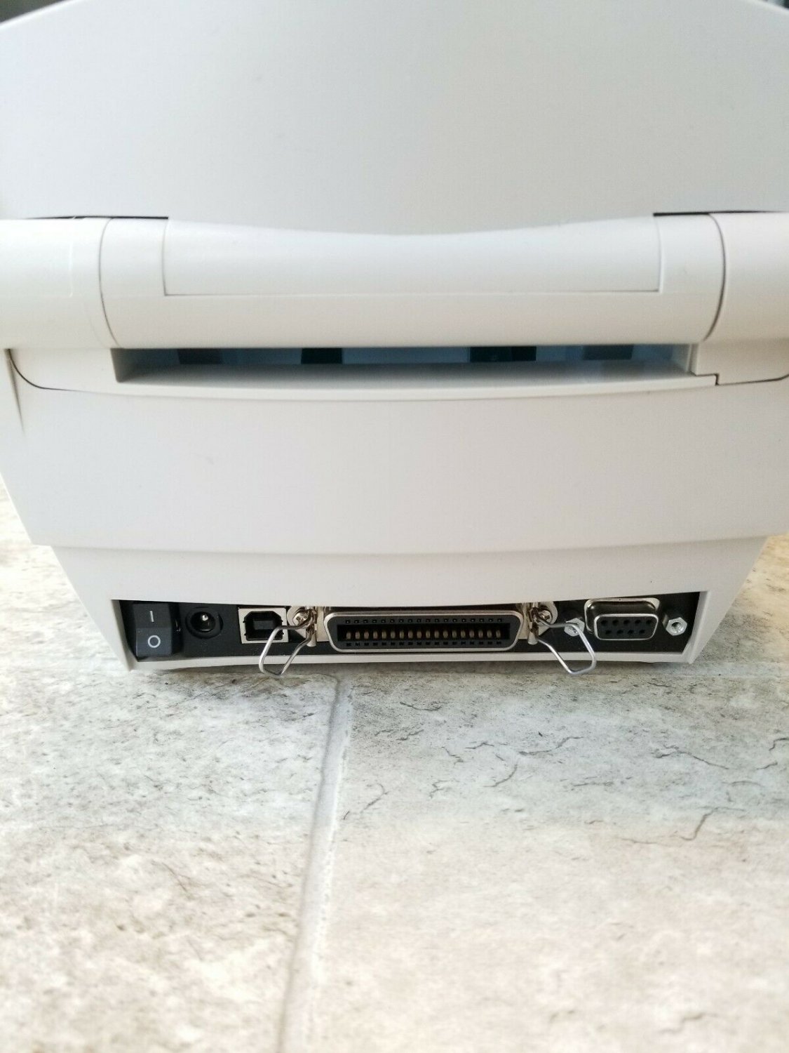 Zebra LP 2844 (2844-20300-0001) Label Thermal Printer with AC adapter