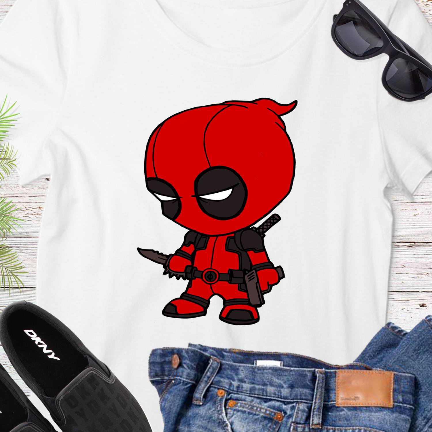Deadpool Tee Shirt Graphic Design Digital Instant Download Sublimation ...