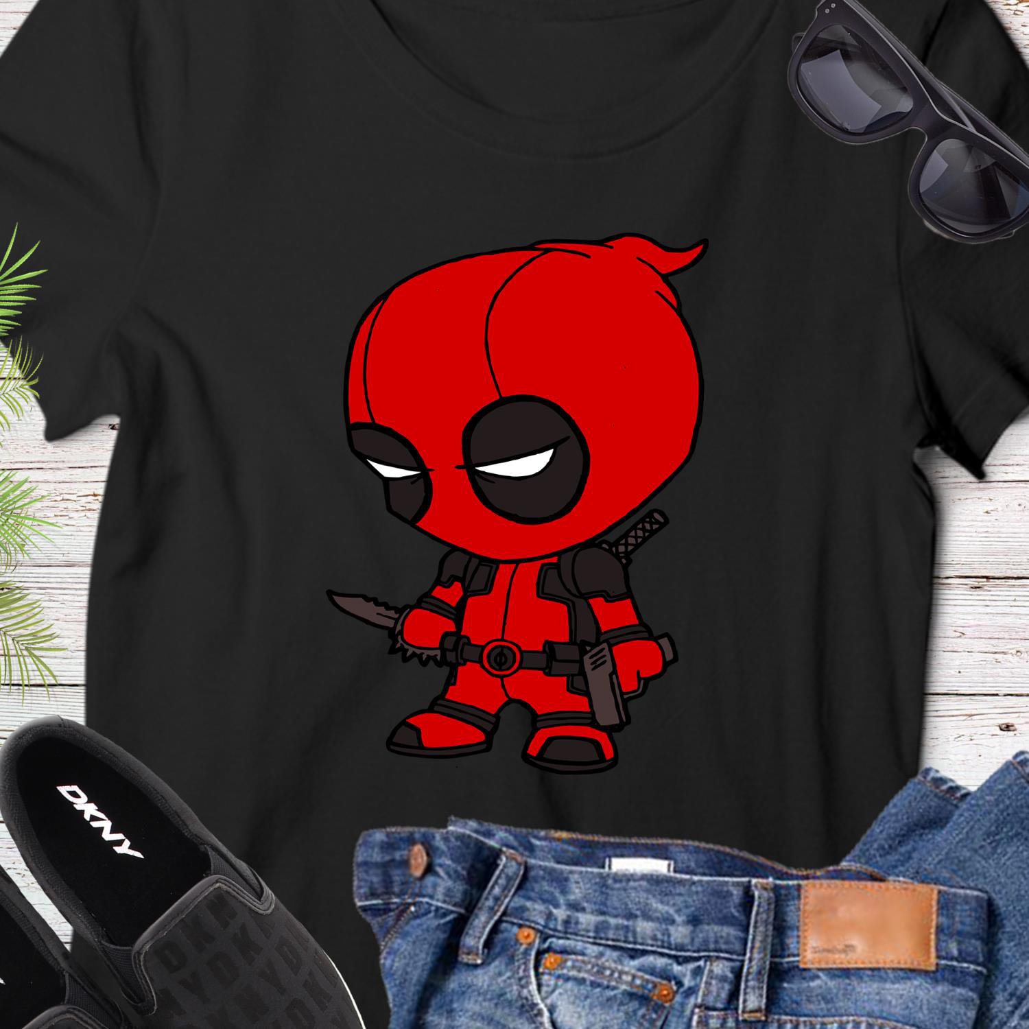 Deadpool Tee Shirt Graphic Design Digital Instant Download Sublimation ...