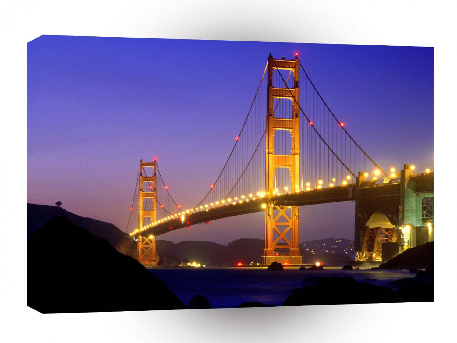 Famous Landmarks Golden Gate Bridge A1 Xlarge Canvas