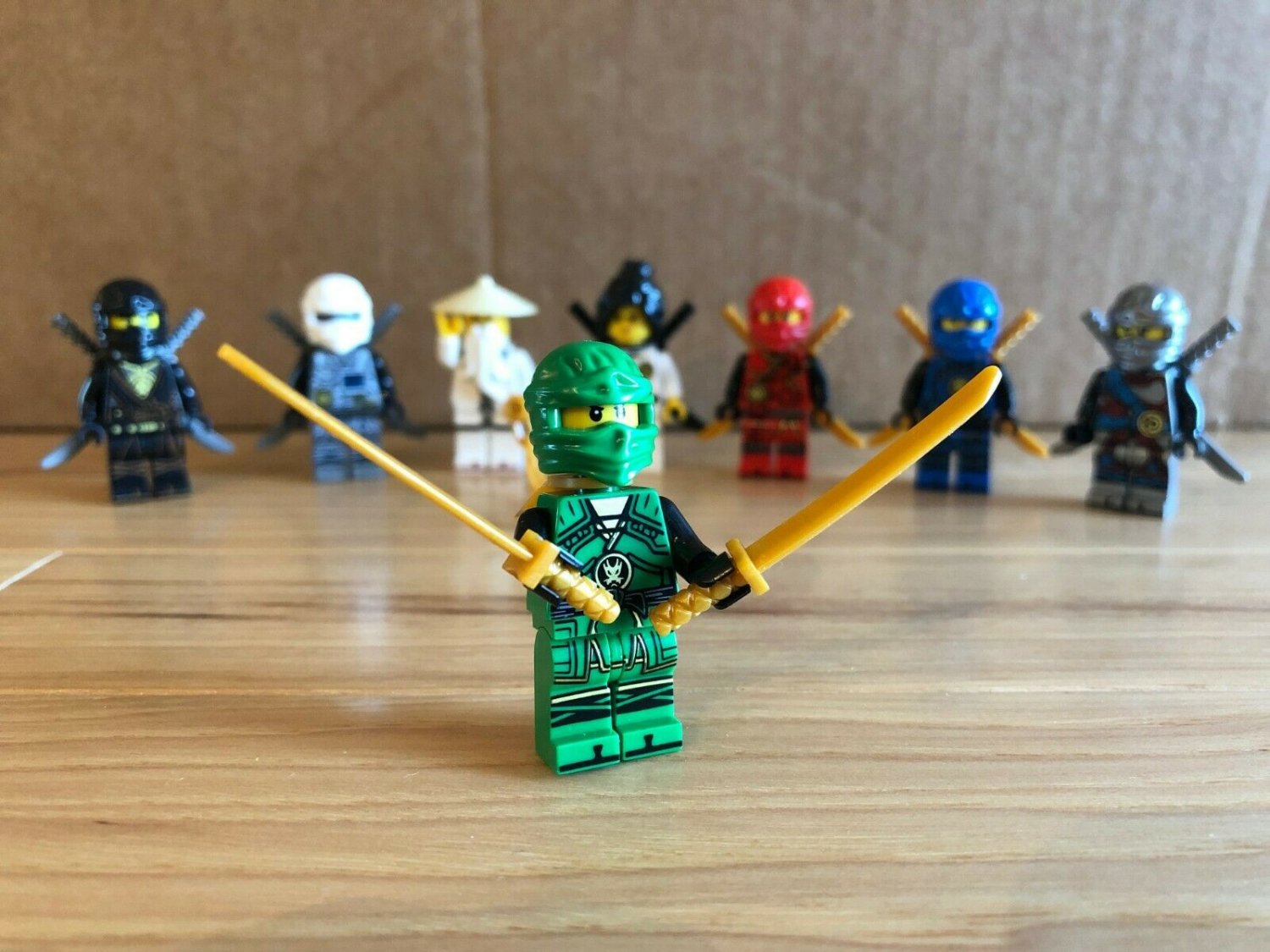 Ninjago: Masters of Spinjitzu 8pc Custom Minifigures Set - USA SELLER