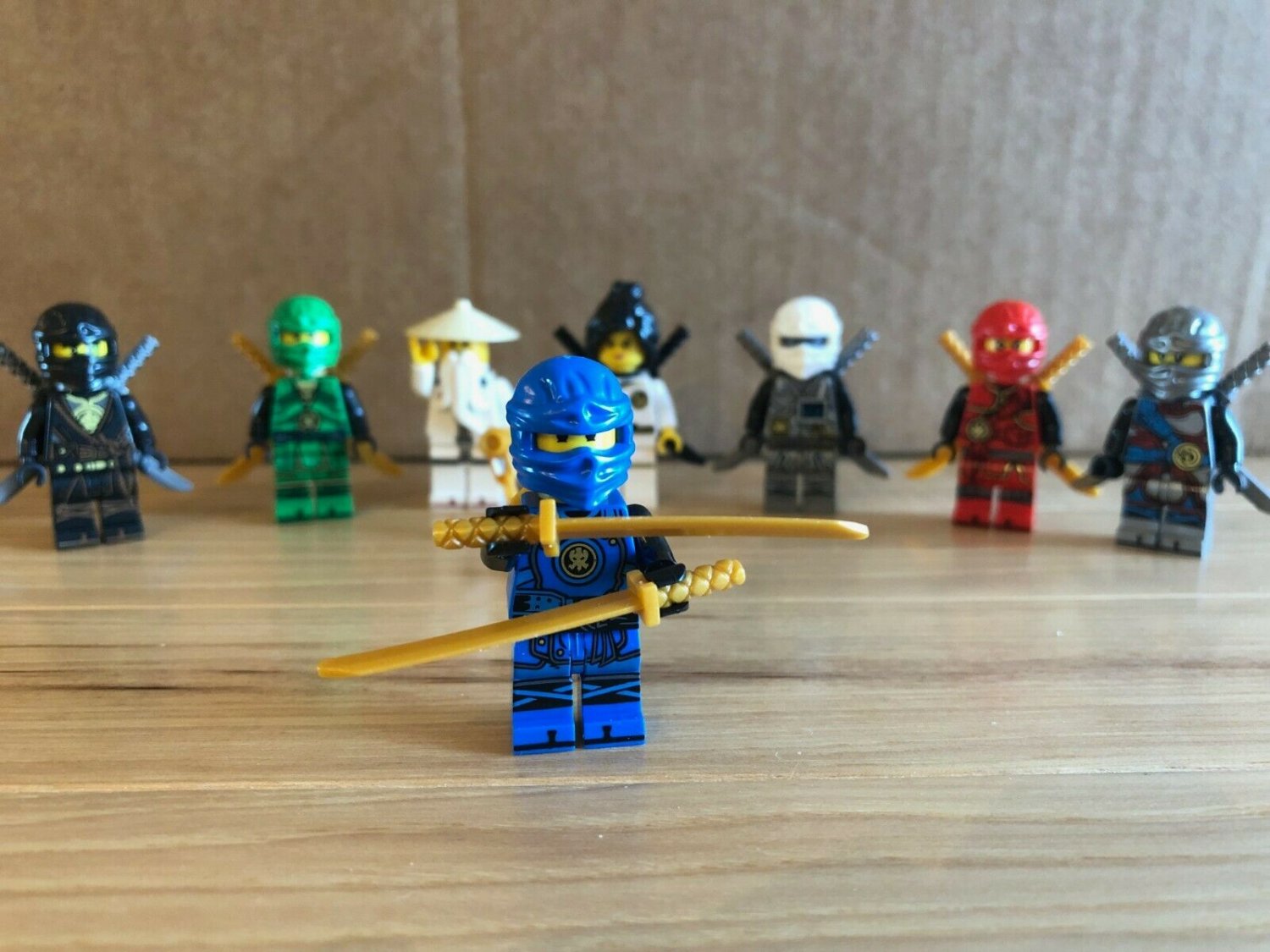 Ninjago: Masters of Spinjitzu 8pc Custom Minifigures Set - USA SELLER