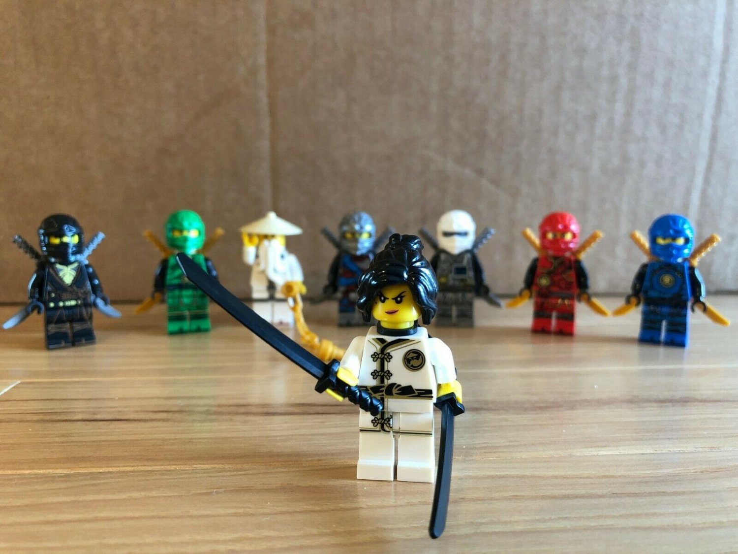 Ninjago: Masters of Spinjitzu 8pc Custom Minifigures Set - USA SELLER