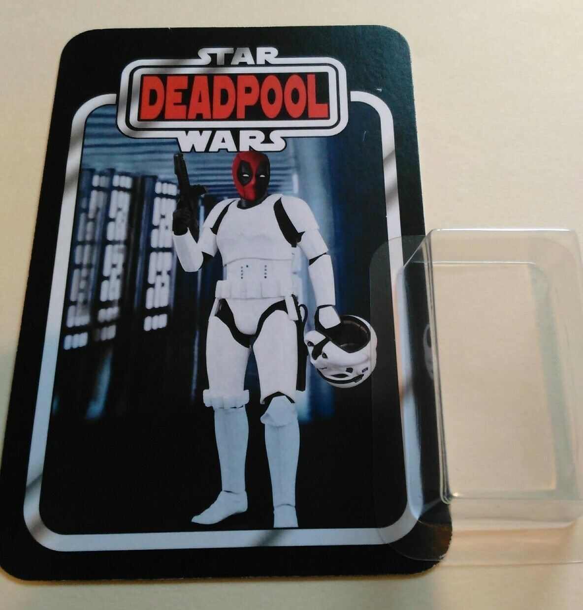 Star Wars Deadpool Stormtrooper 012 - Custom Lego Card Back w/Blister