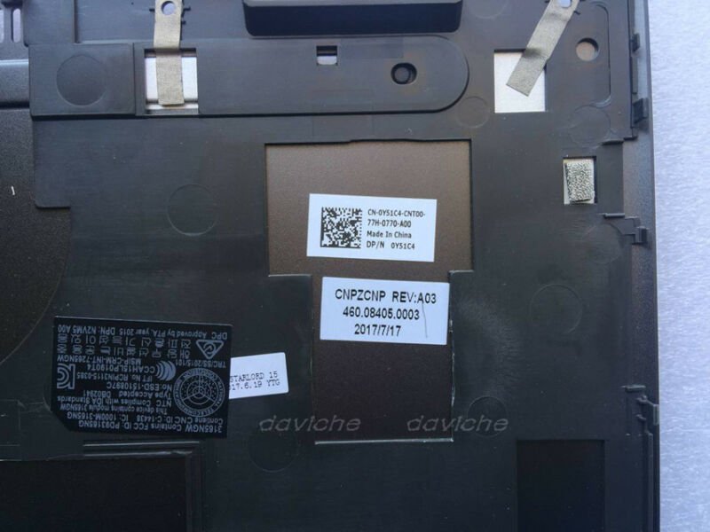 New For Dell Inspiron 15 7569 7579 series Bottom Base Cover Case Y51C4 ...