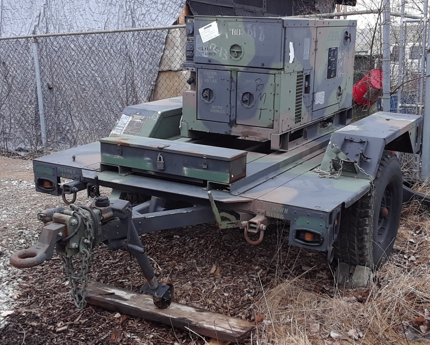 FERMONT MEP-803A DIESEL 10KW / 60HZ GENERATOR SET / TRAILER / ONAN ENG