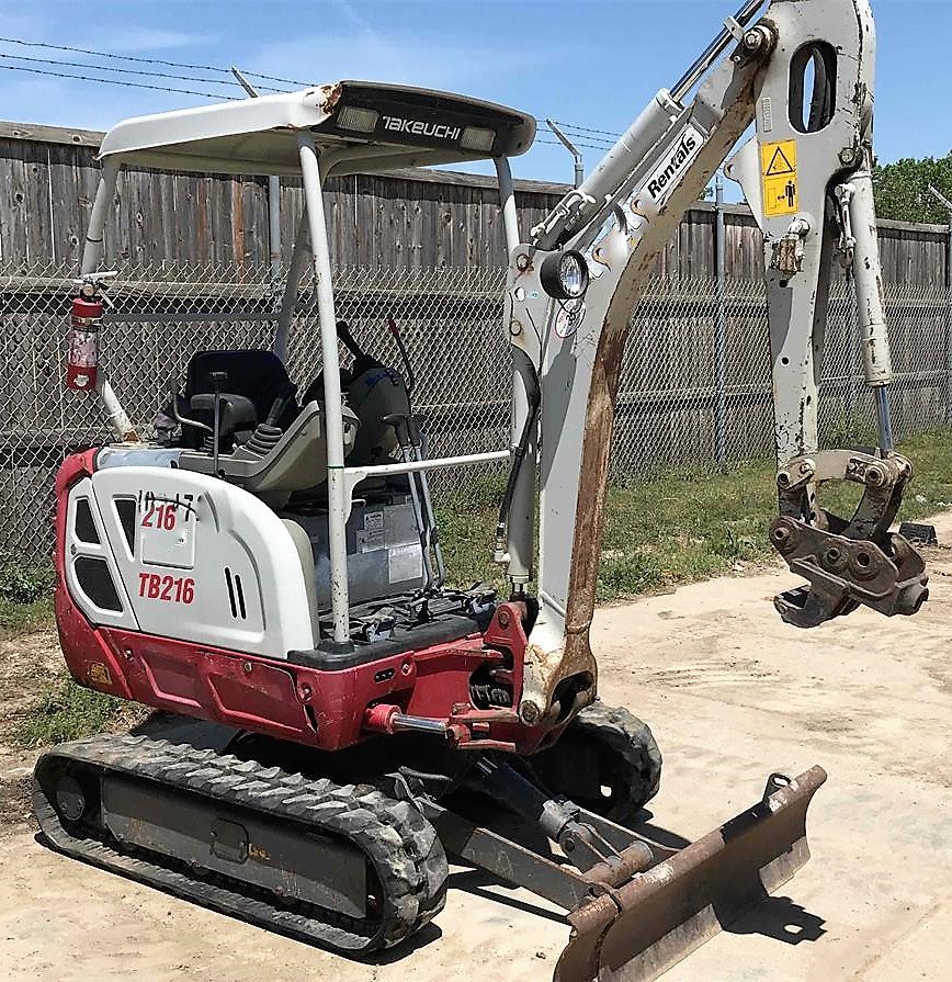 TAKEUCHI TB216 MINI EXCAVATOR 1430 HOURS!