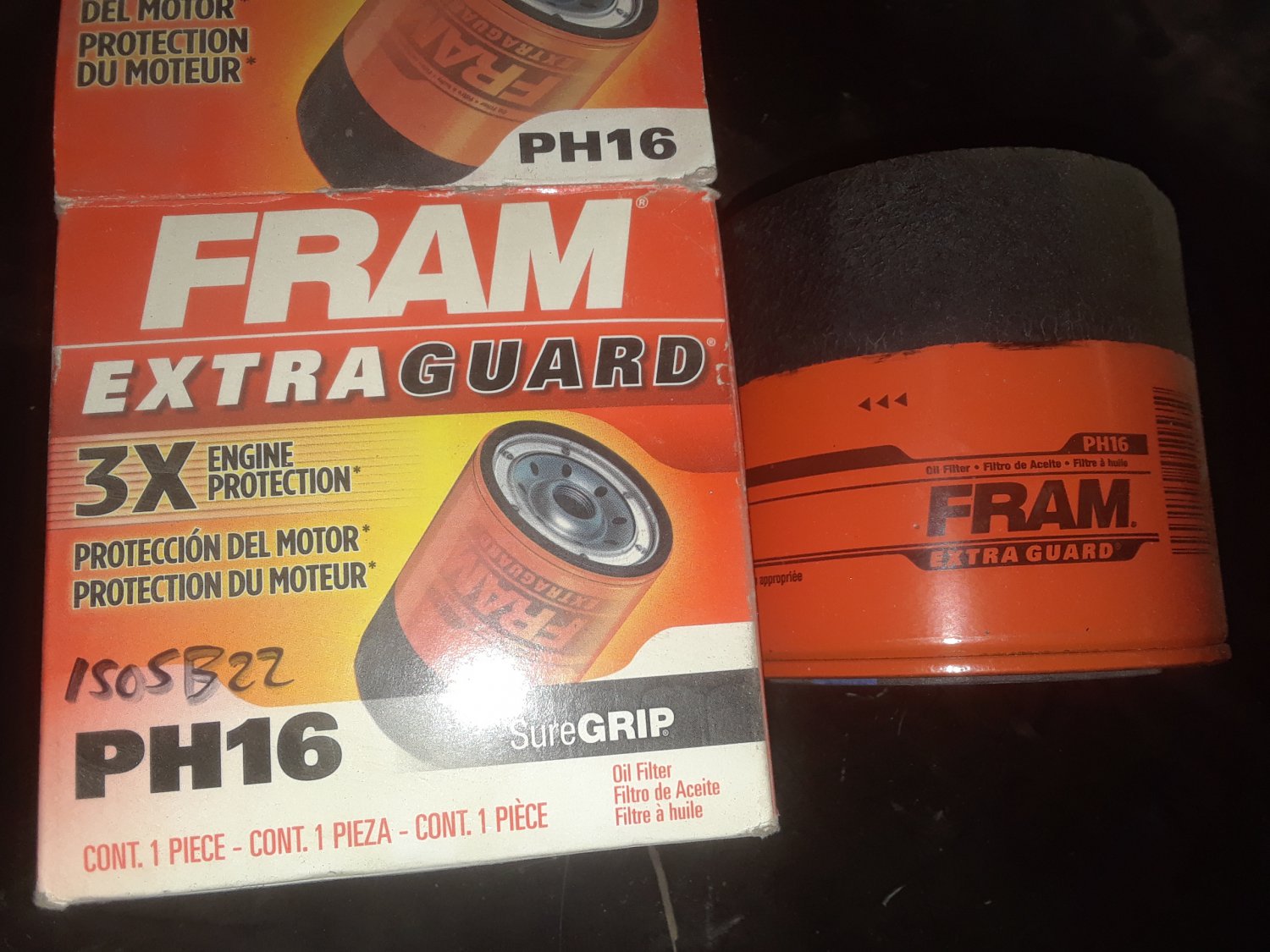 FRAM OIL FILTER PH16