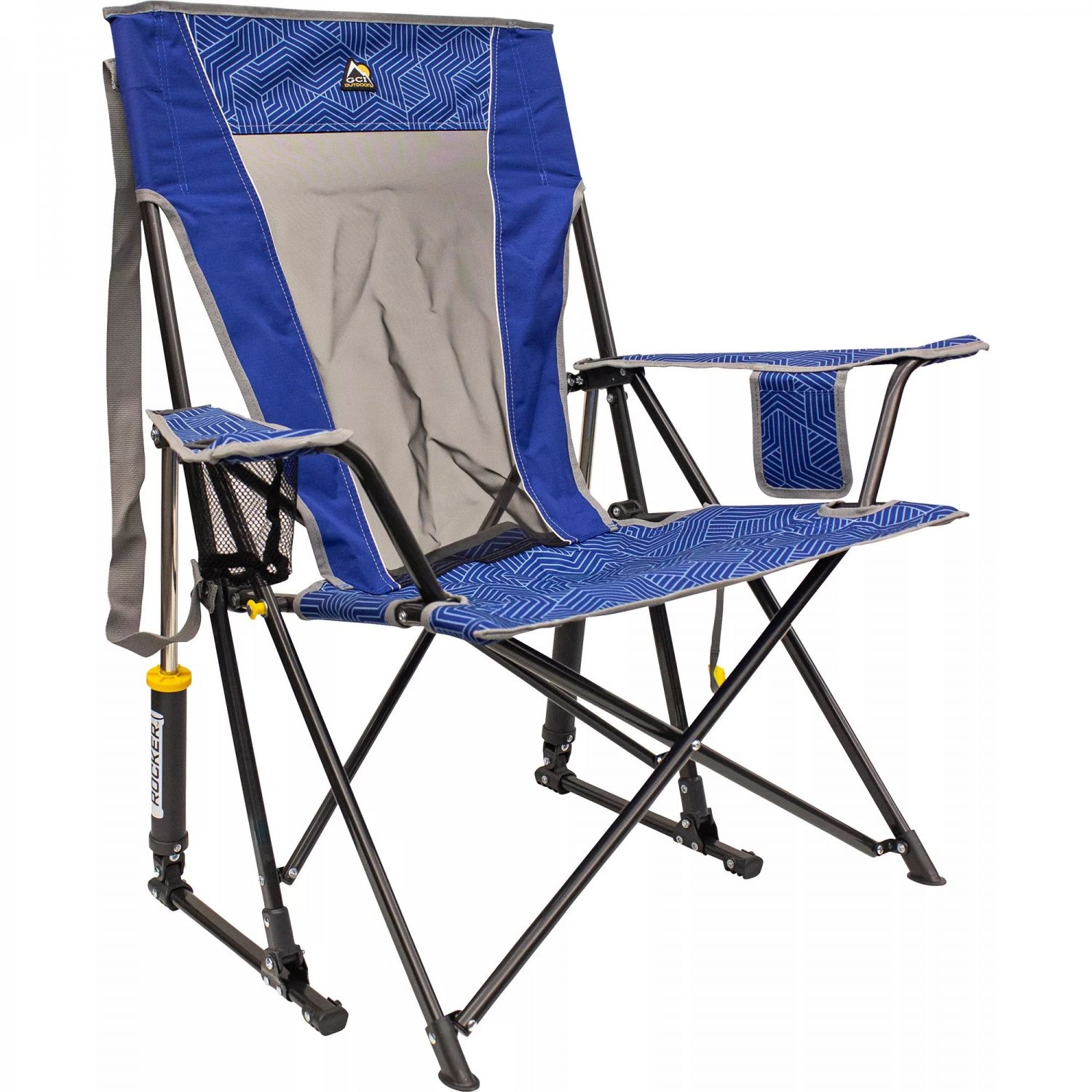 GCI Outdoor Comfort Pro Rocker Chair Royal/Geo Zig Zag