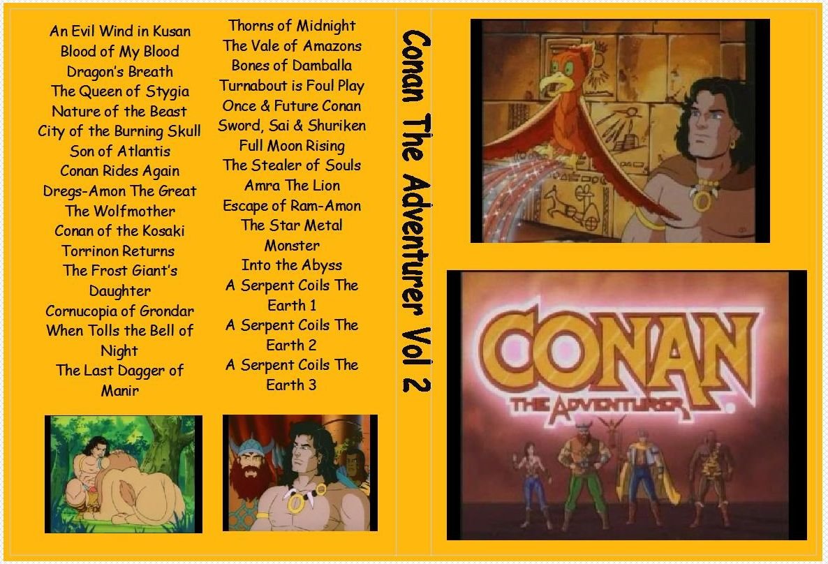 Conan the Adventurer animated series Complete Series on DVD