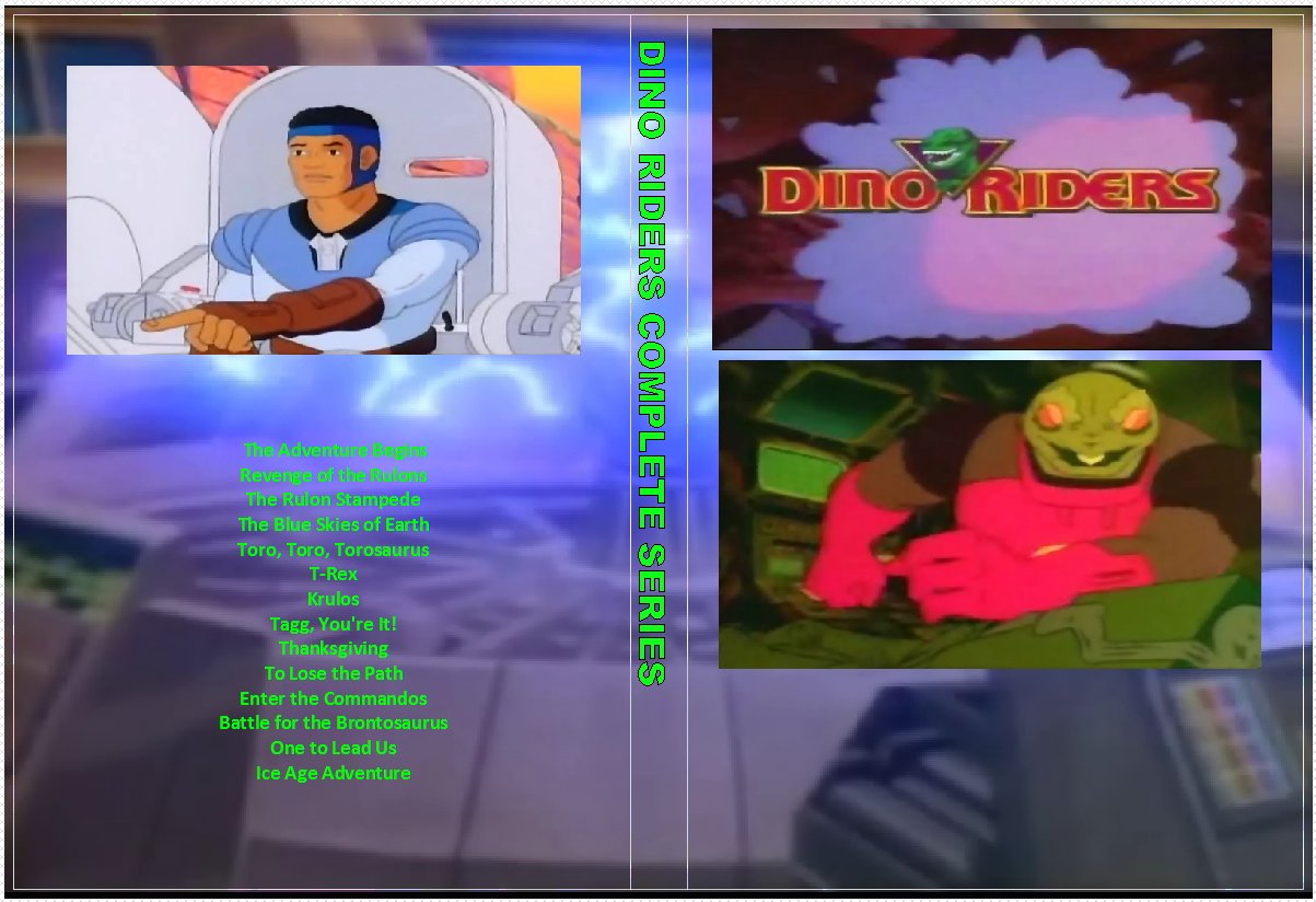 DINO RIDERS COMPLETE SERIES On 1 DVD