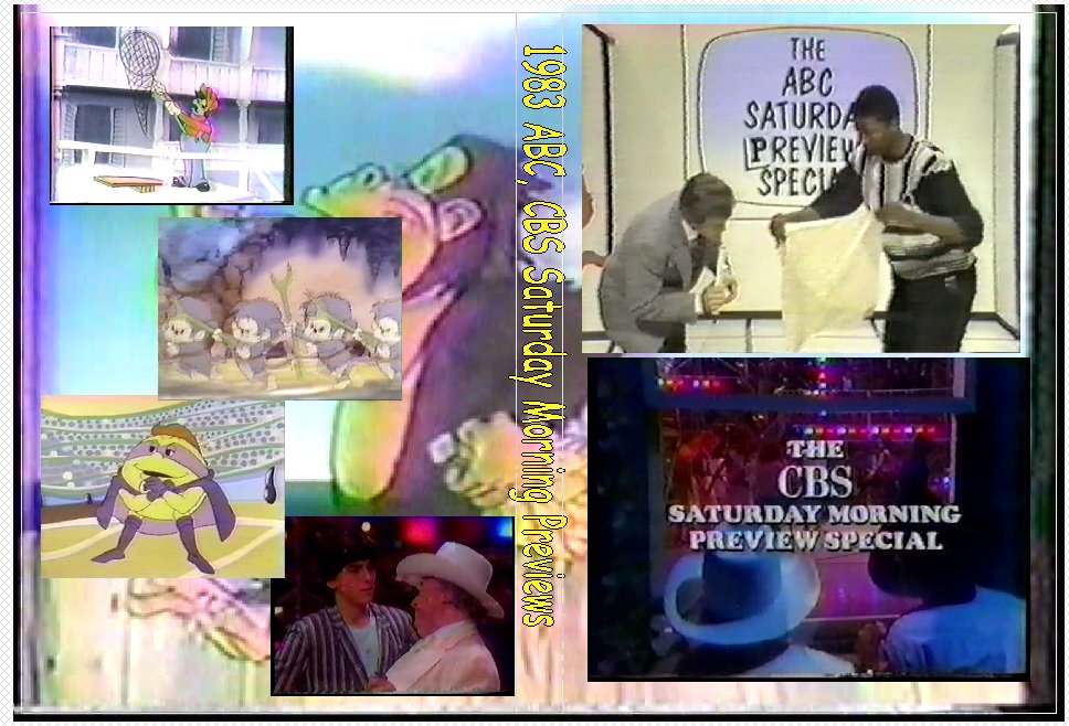 1983 ABC, CBS Saturday Previews on 1 DVD