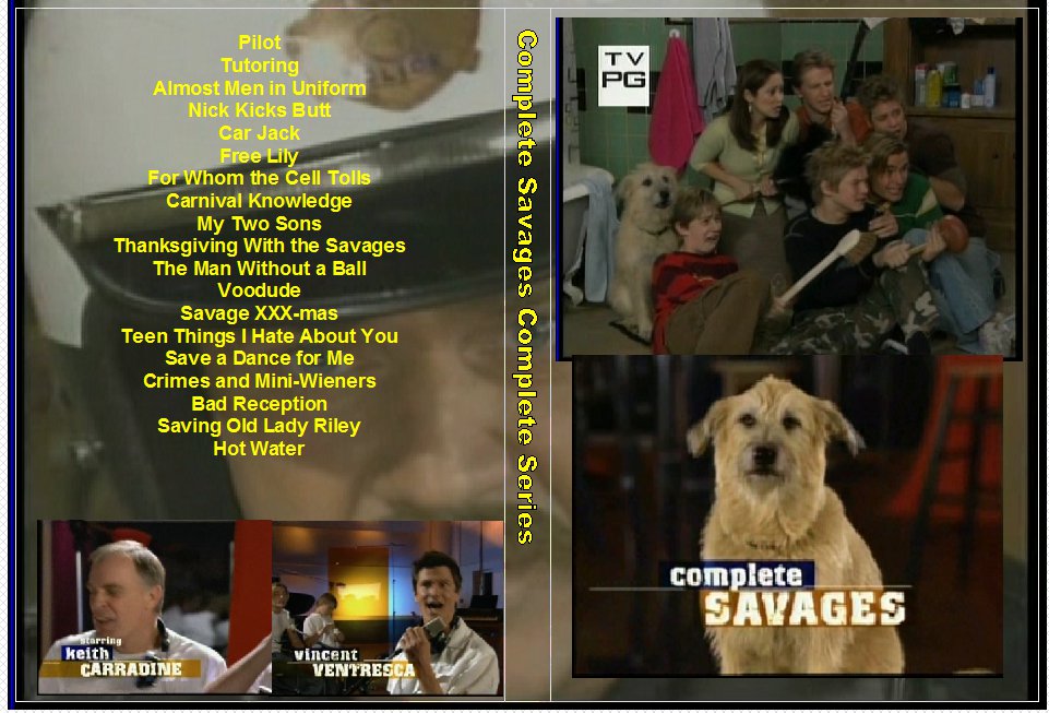 Complete Savages Complete Series on 2 DVDs
