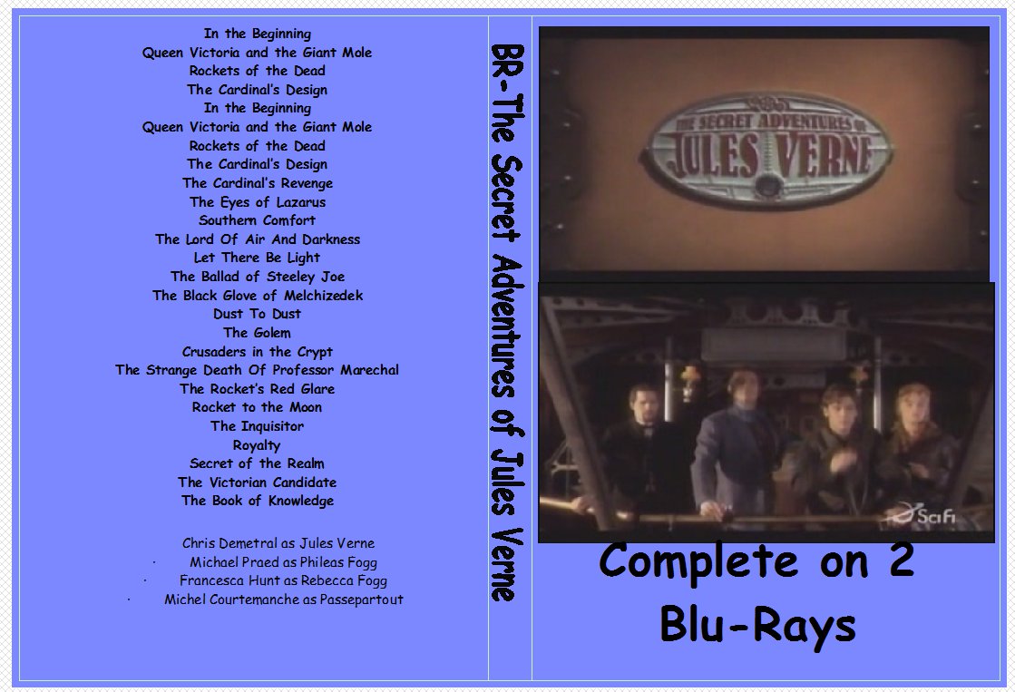 SECRET ADVENTURES OF JULES VERNES Complete on 6 DVD's