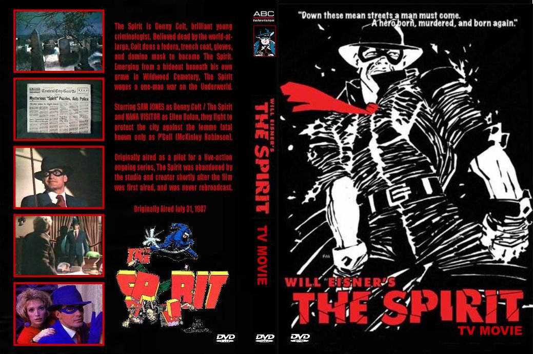 The Spirit 1987 TV Pilot Movie Staring Sam J. Jones on 1 DVD