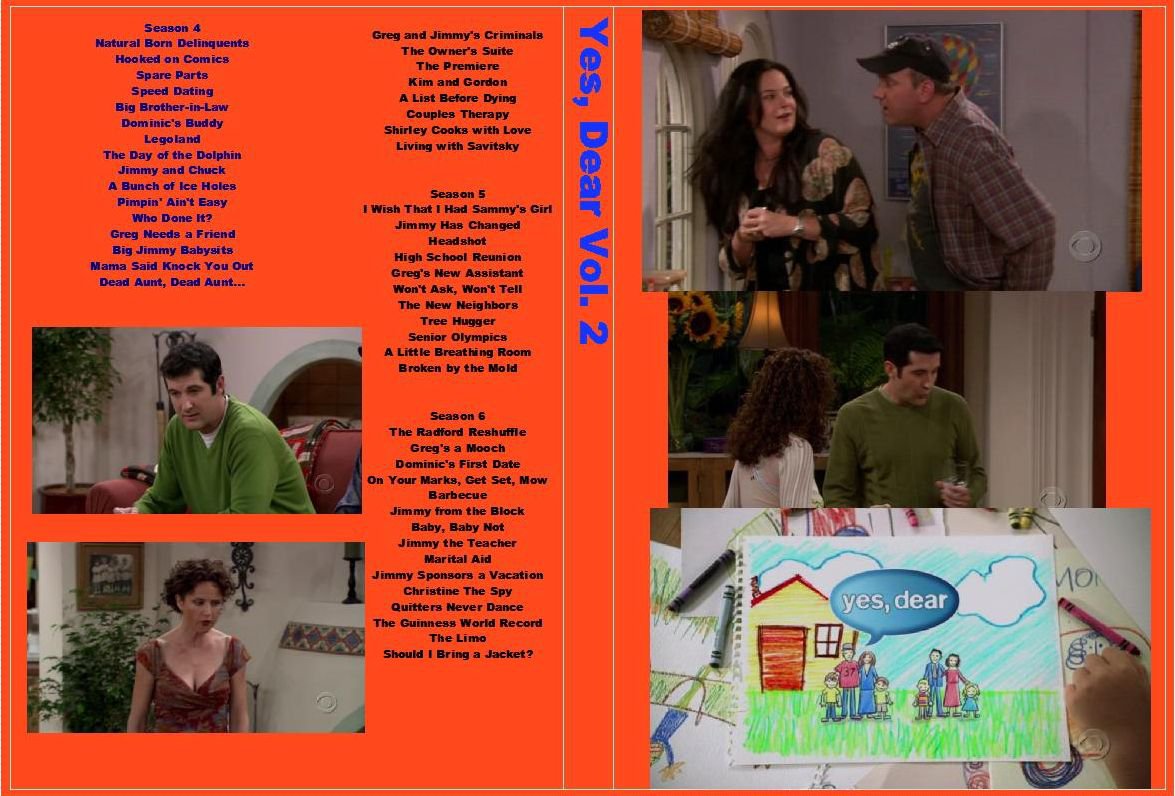 Yes Dear The Complete Series 122 Episode 6 Seasons on 11 DVD’s