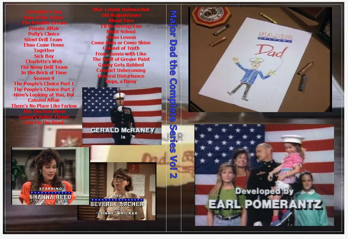 Major Dad the Complete Series on 10 DVDs